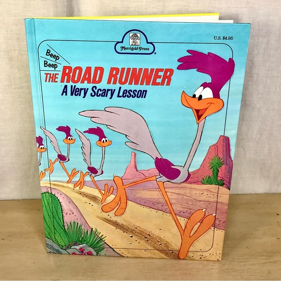Warner Bros. | Other | The Road Runner Book A Very Scary Lesson By ...
